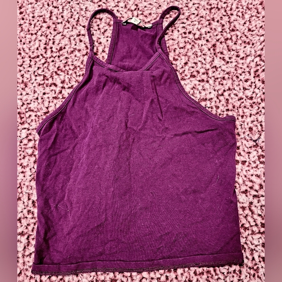Express One Eleven | Tops | Plum Purple Crop Tank | Poshmark